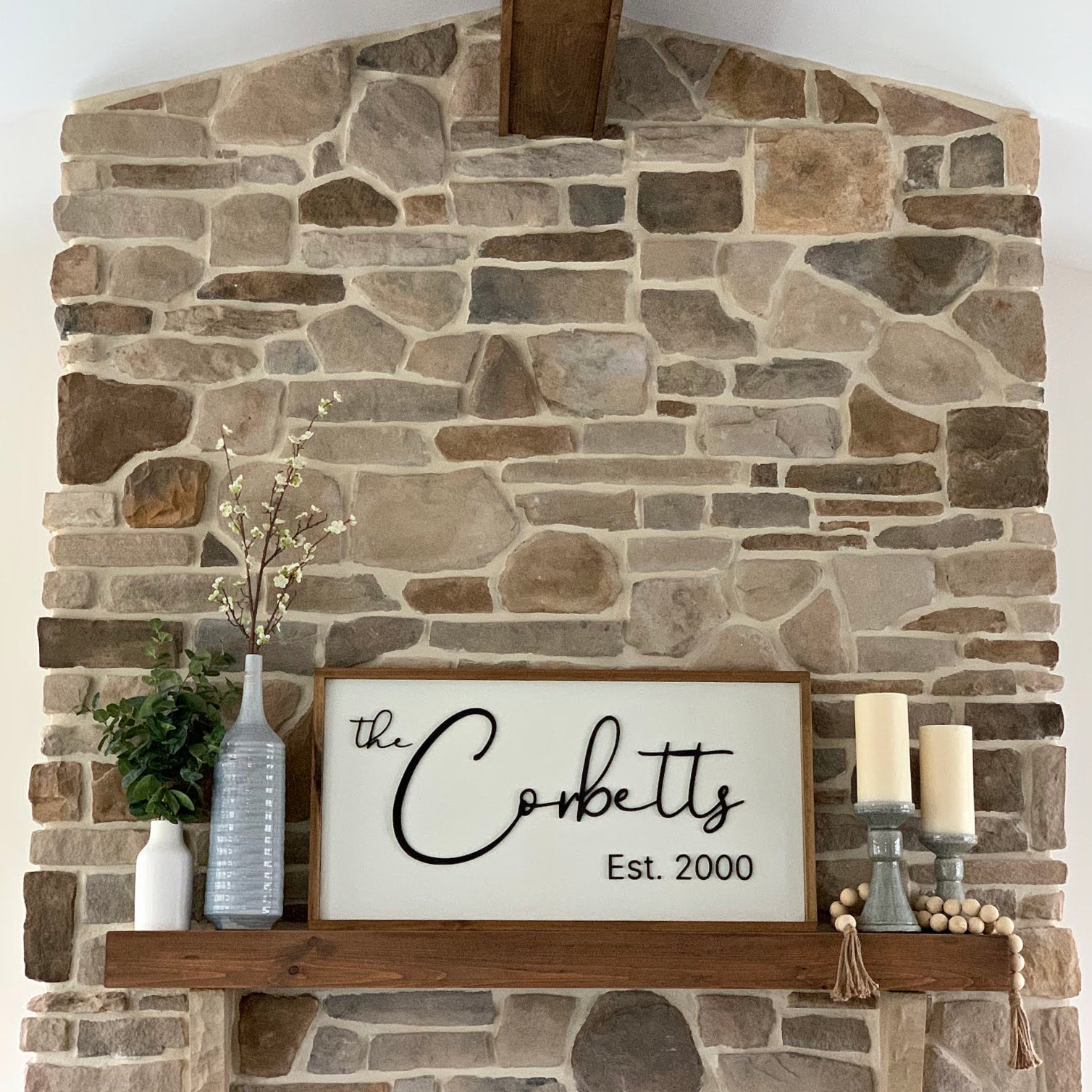 Family Established Name Sign | Bluebell Studios: Meaningful Art ...